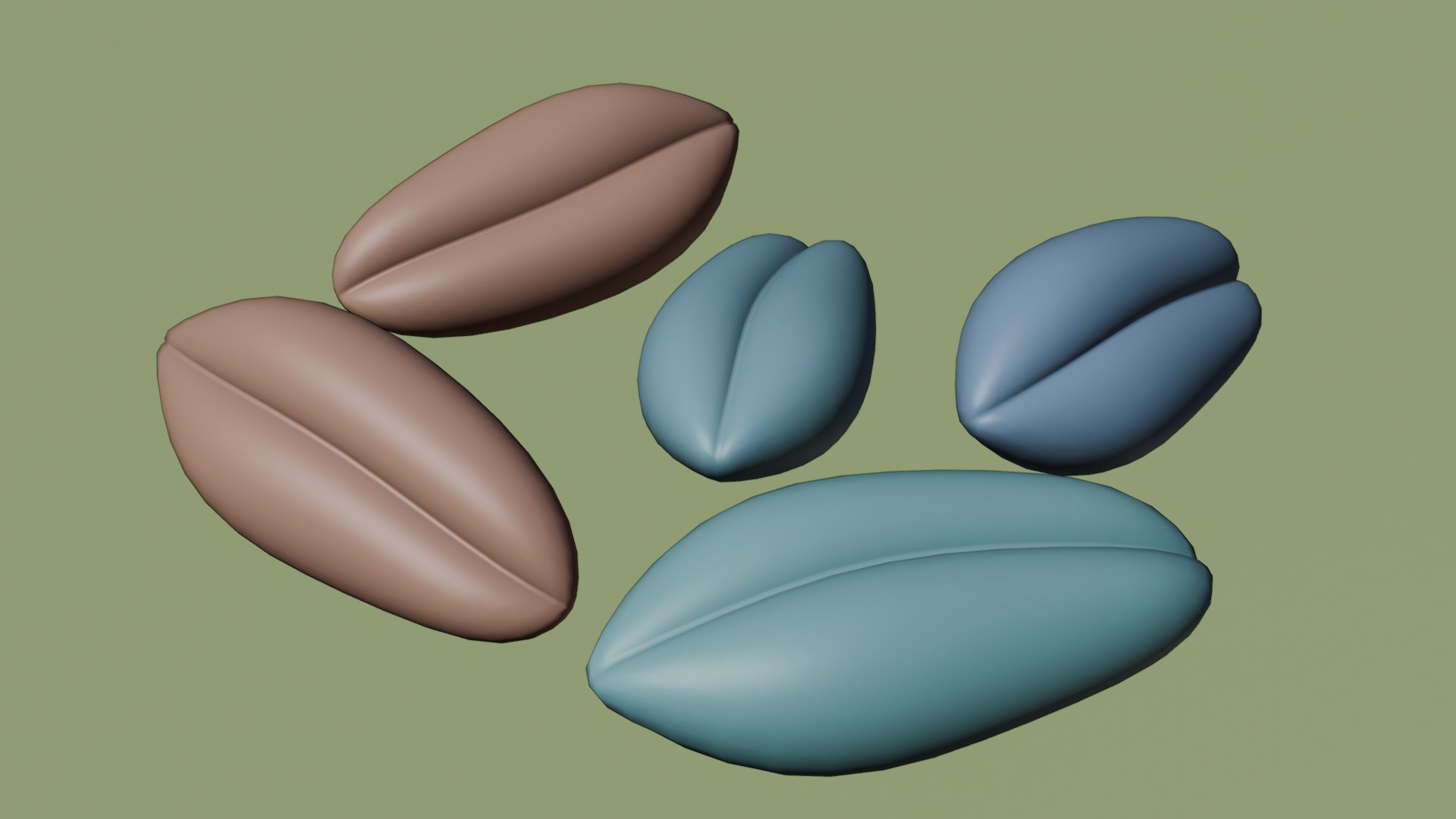 3D WHEAT SEEDS Model - TurboSquid 2207076
