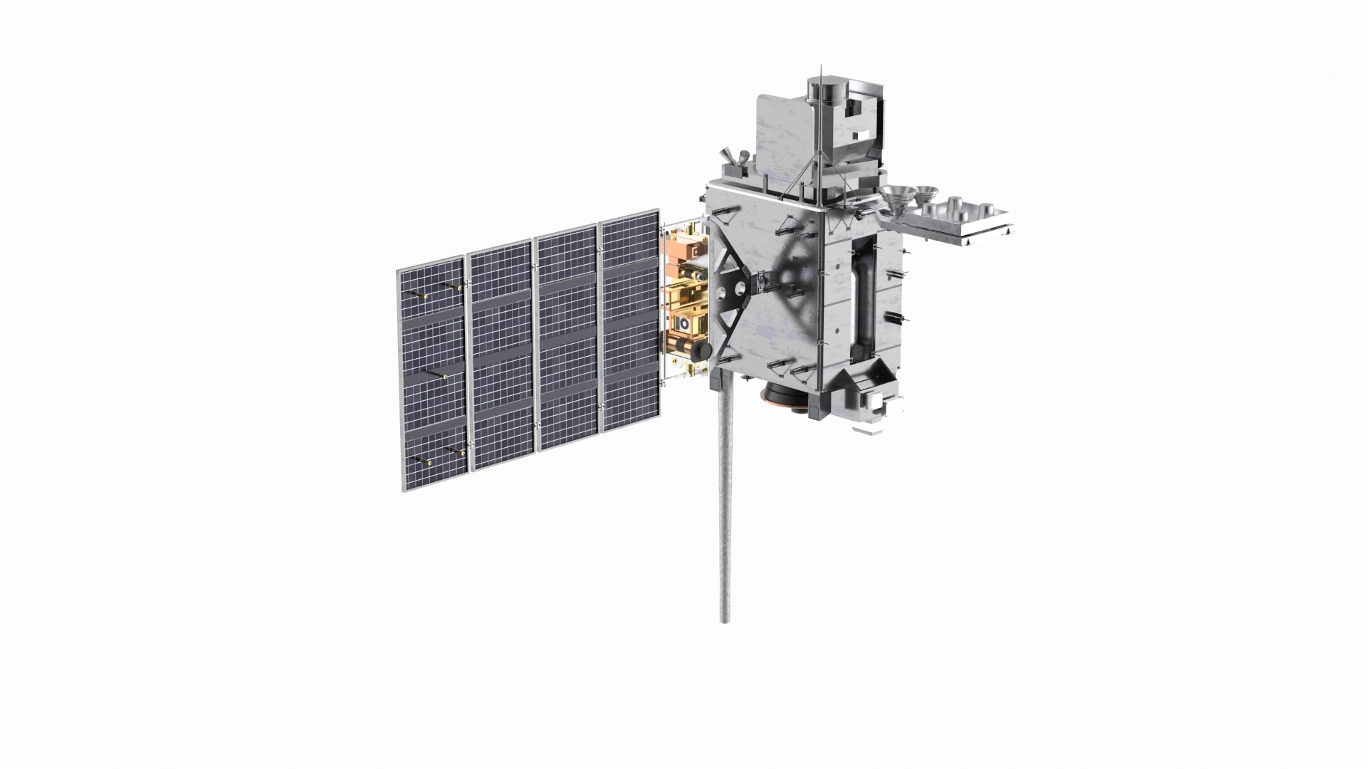 Geostationary Operational Environmental Satellite 3D Model - TurboSquid ...