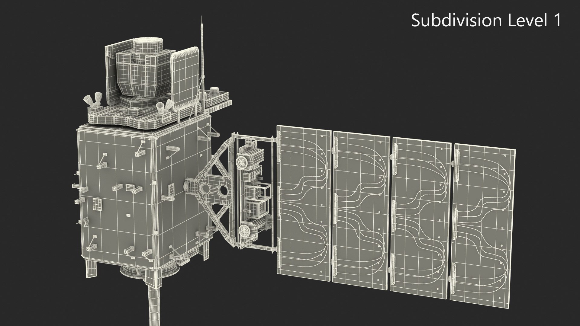 Geostationary Operational Environmental Satellite 3D Model - TurboSquid ...