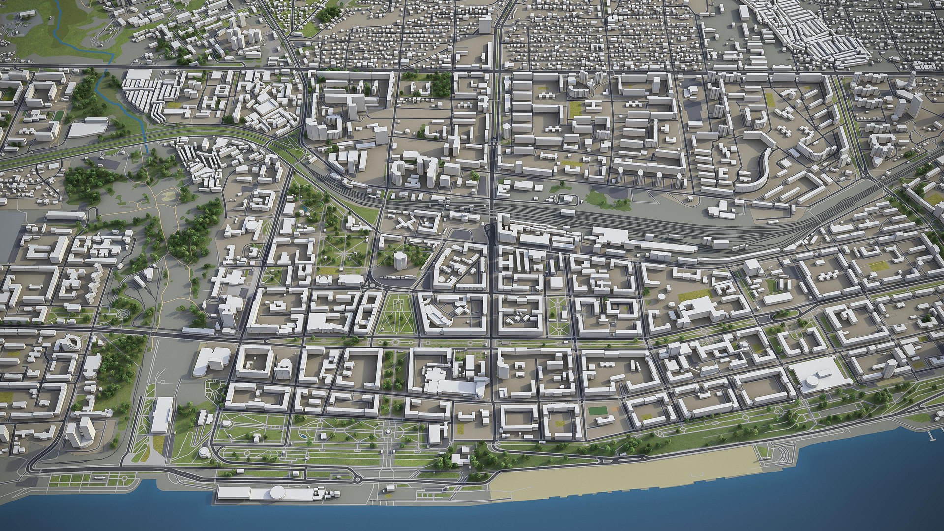 Volgograd surrounding area - 3D model - TurboSquid 1466086