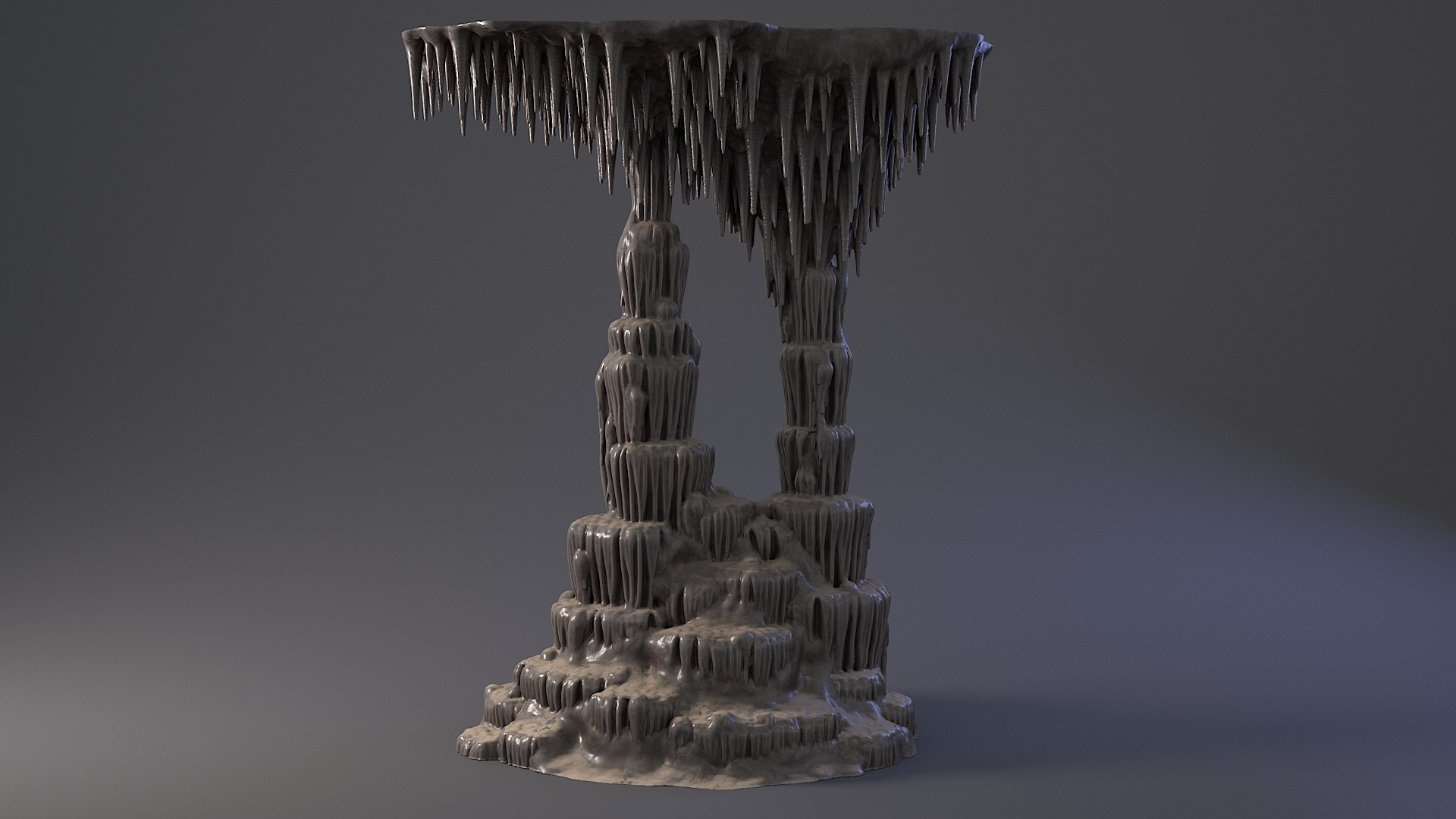 Cave Stalagmites 04 PBR model - TurboSquid 2019410