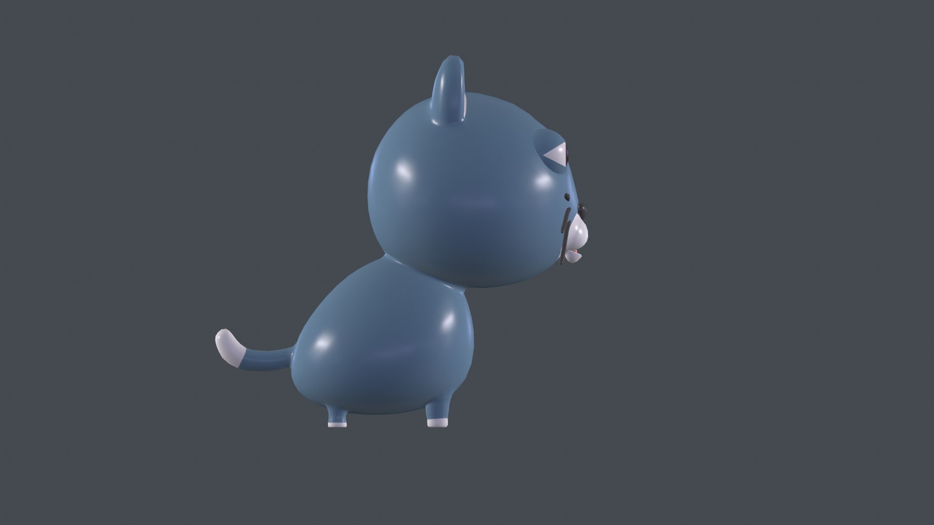 3D Cat Cartoon Rigged Model - TurboSquid 1874375