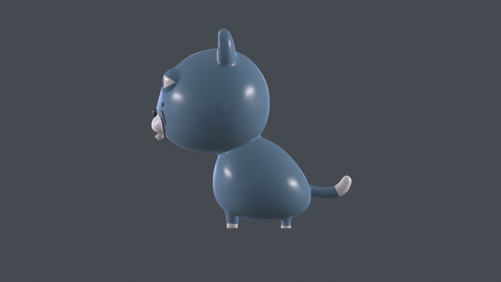 3D Cat Cartoon Rigged Model - TurboSquid 1874375