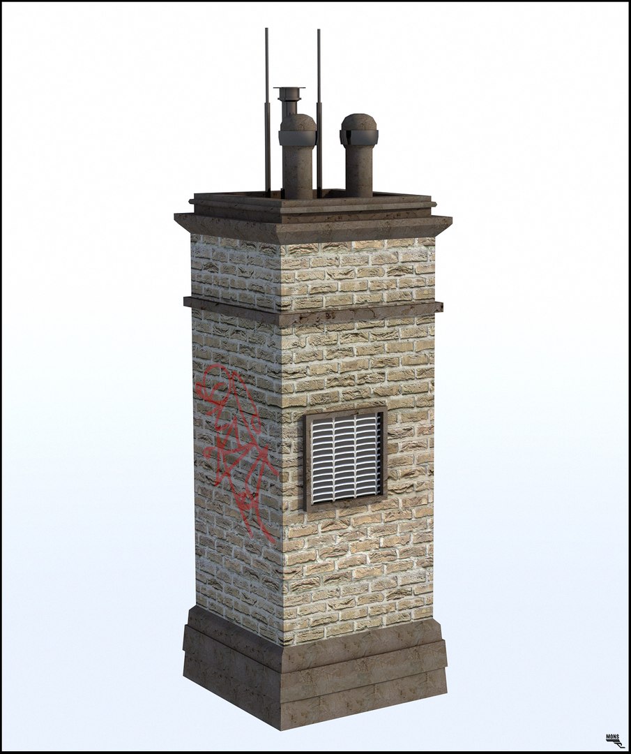 3D Chimney - TurboSquid 1204768