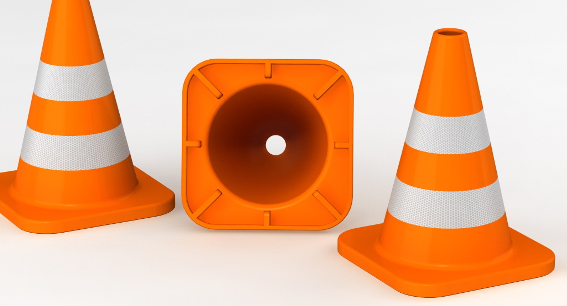 3d model traffic cone