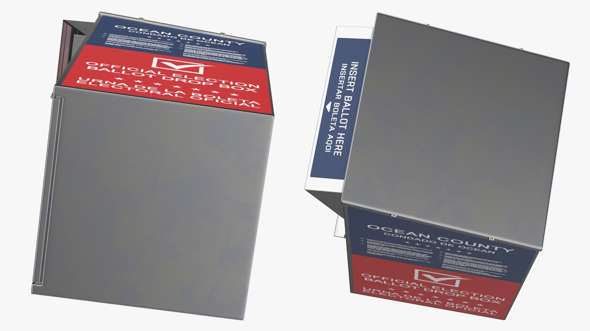 3D Official Ballot Drop Off Box - TurboSquid 1908781