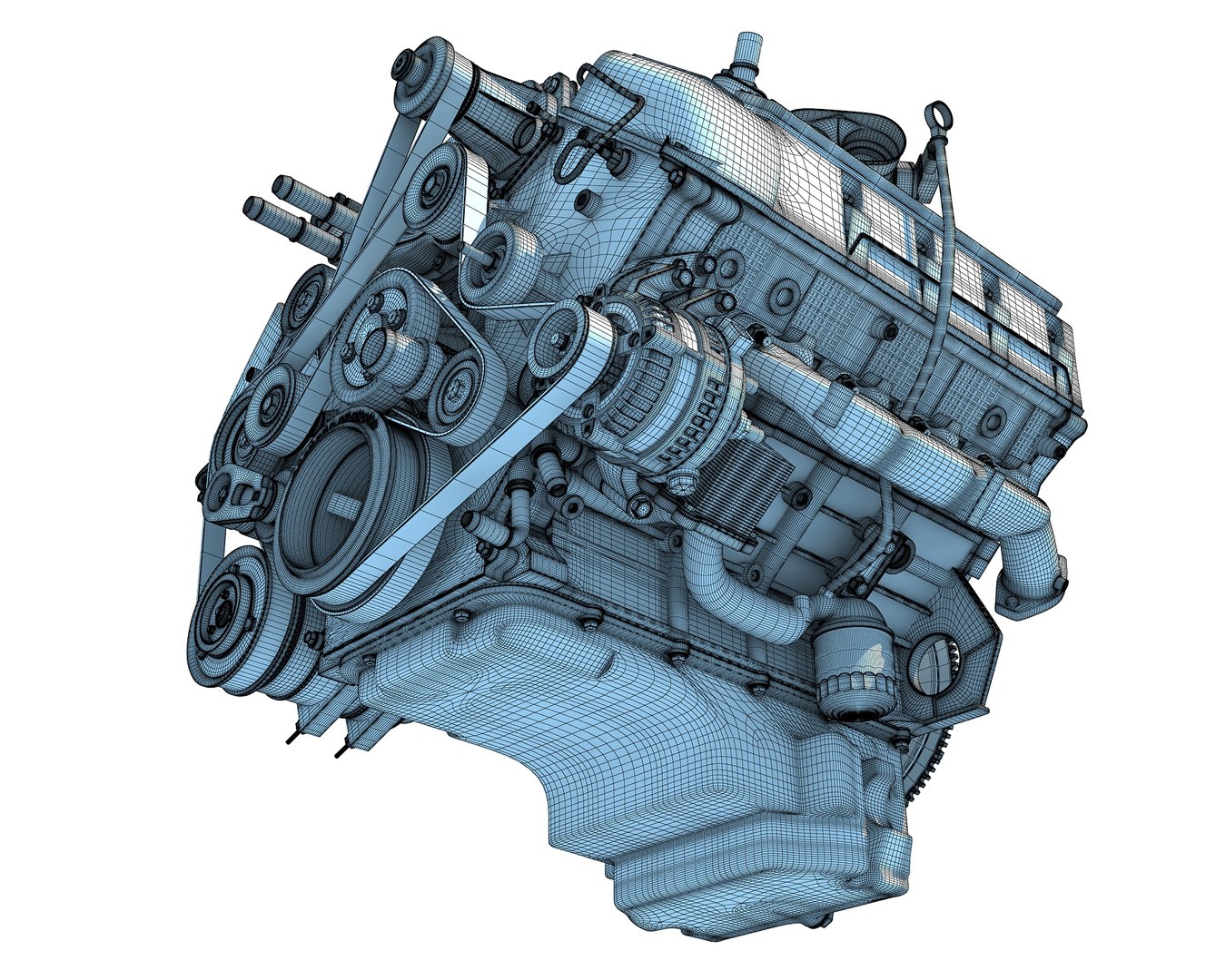 V8 Engine Animation 3D Model - TurboSquid 1325203