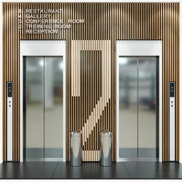 Passenger elevator 3D - TurboSquid 1683375