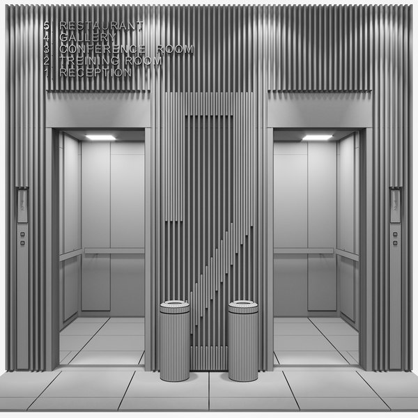 Passenger elevator 3D - TurboSquid 1683375