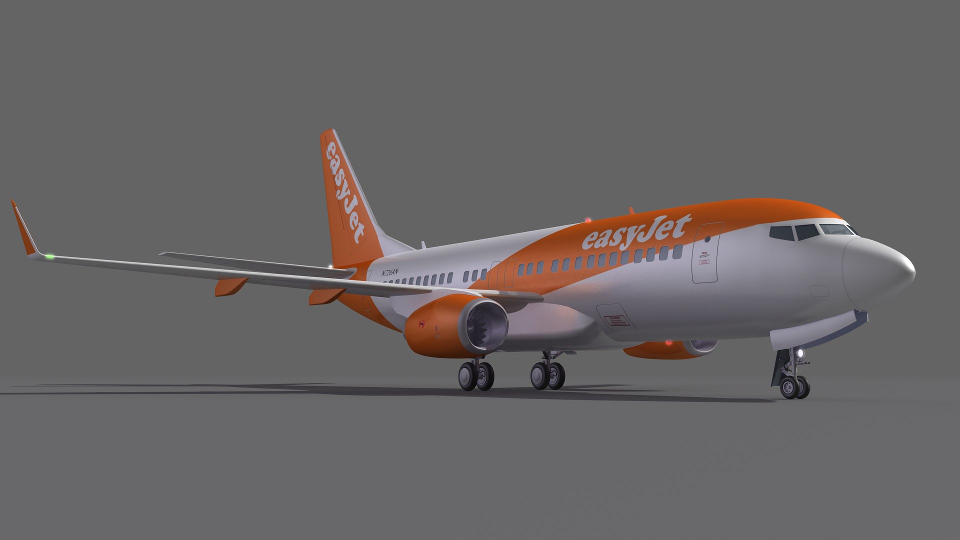 Easyjet Airliner Airplane Model - TurboSquid 1468437