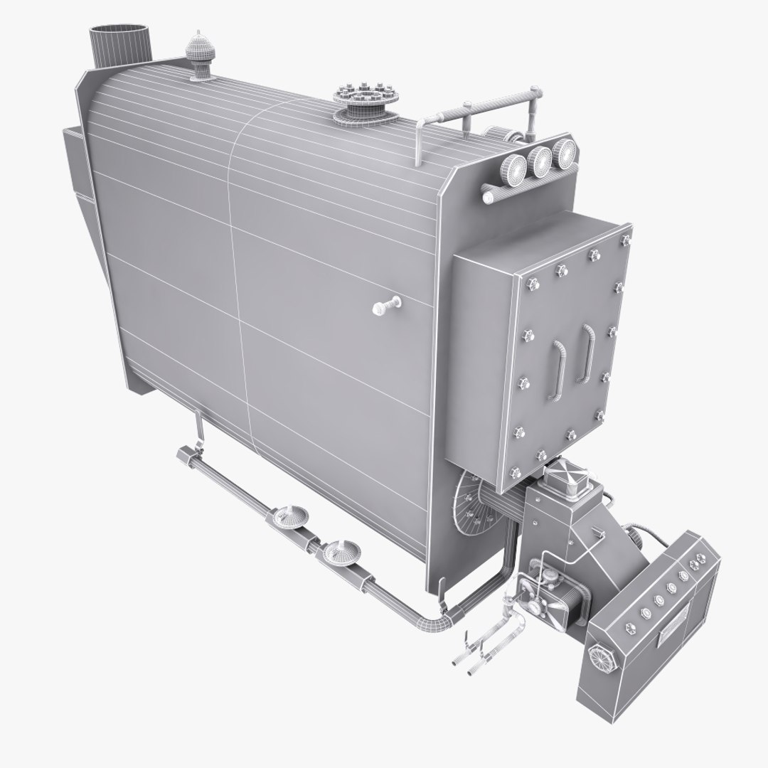 Boiler Oil 3d Model