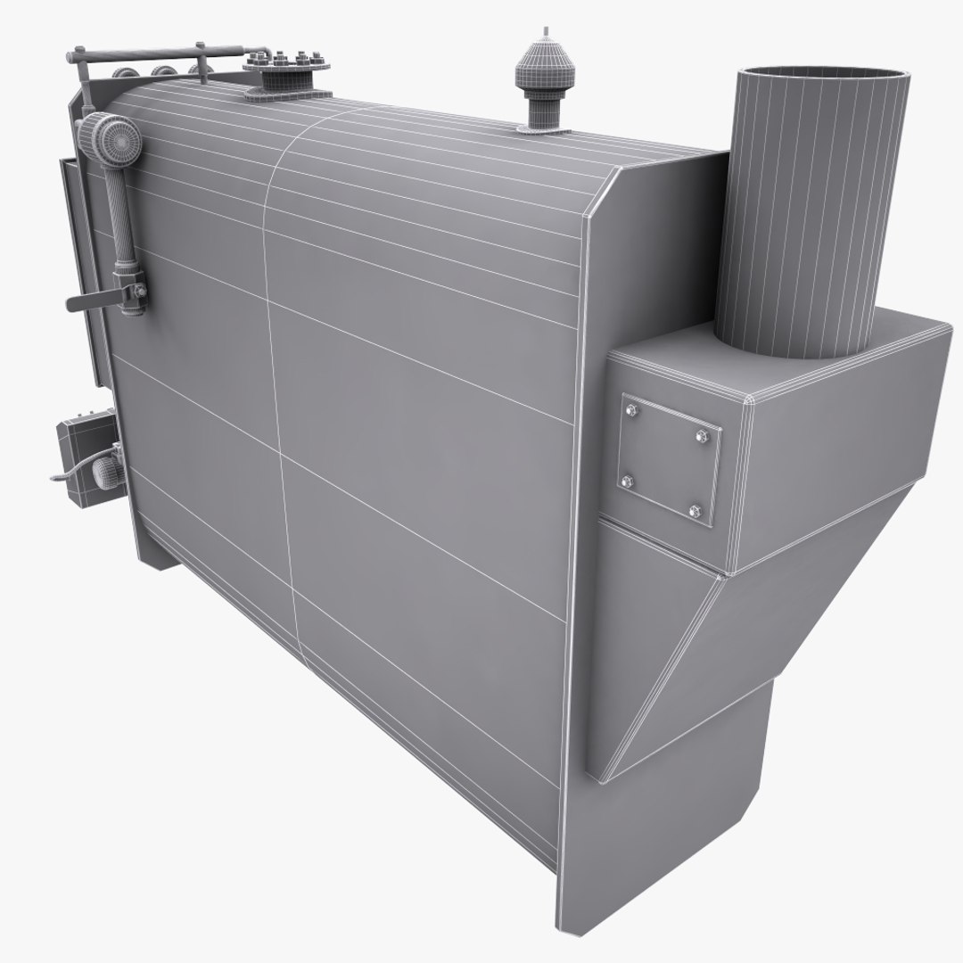 Boiler Oil 3d Model