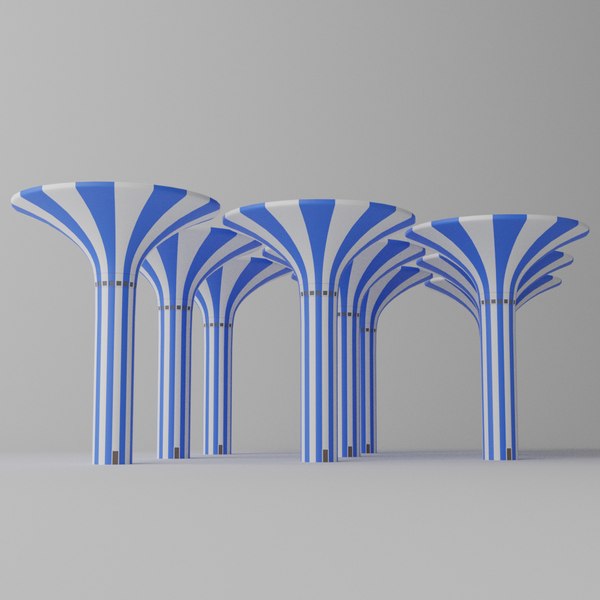 Kuwait Water Tower Landmark 3D model - TurboSquid 1797093