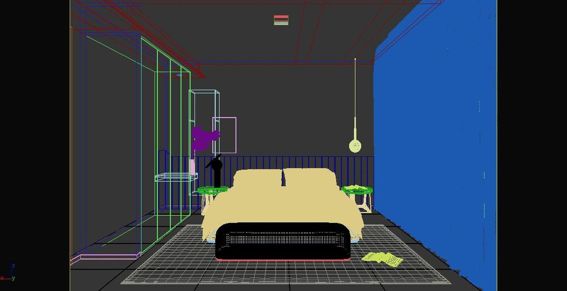 Modern villa Home bedroom decoration 3D model - TurboSquid 2129497