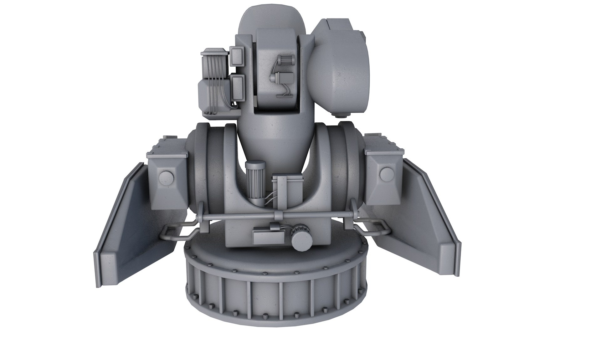 3D Air Defence Kashtan Combat Module - TurboSquid 2053353