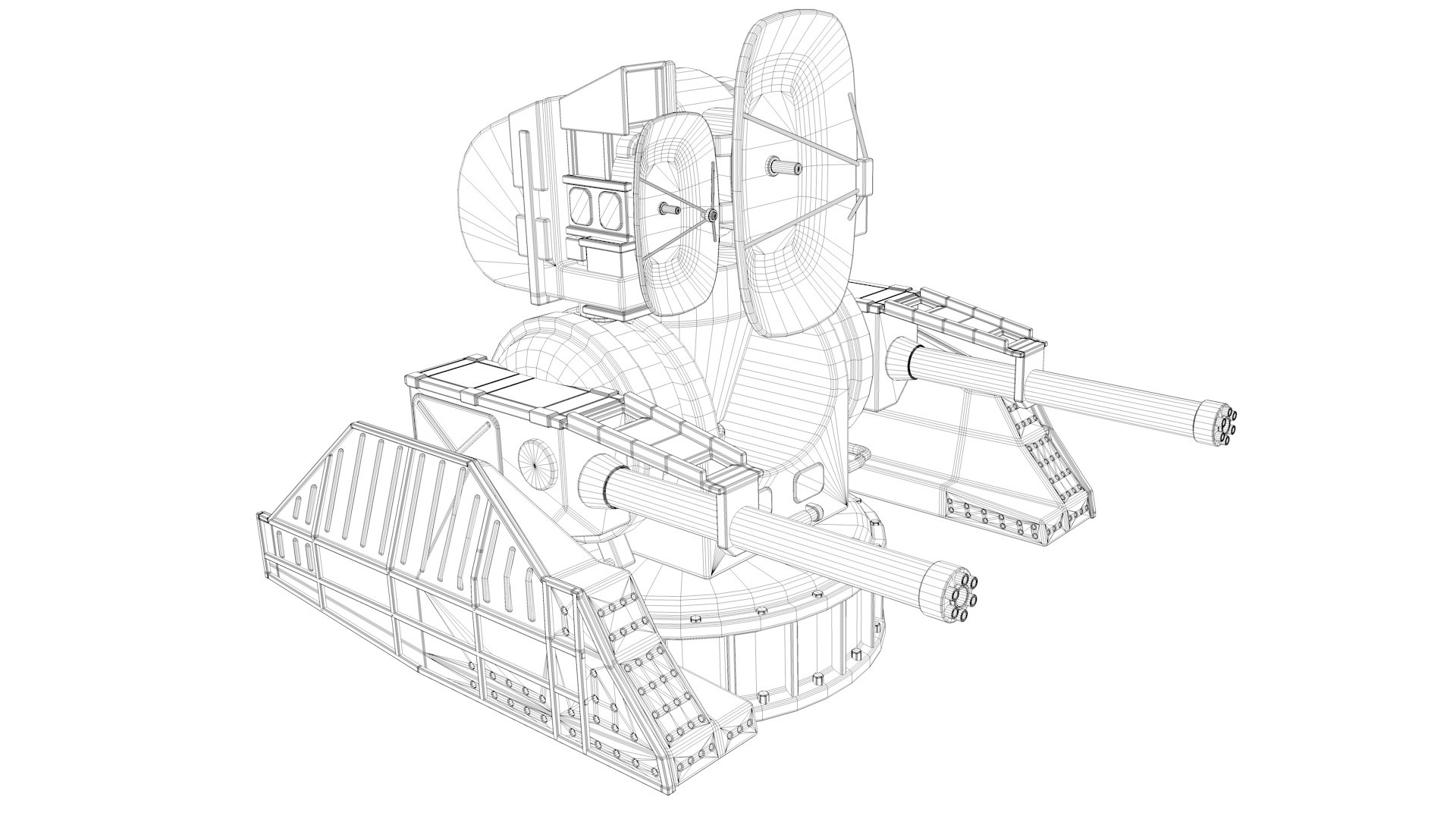 3D Air Defence Kashtan Combat Module - TurboSquid 2053353