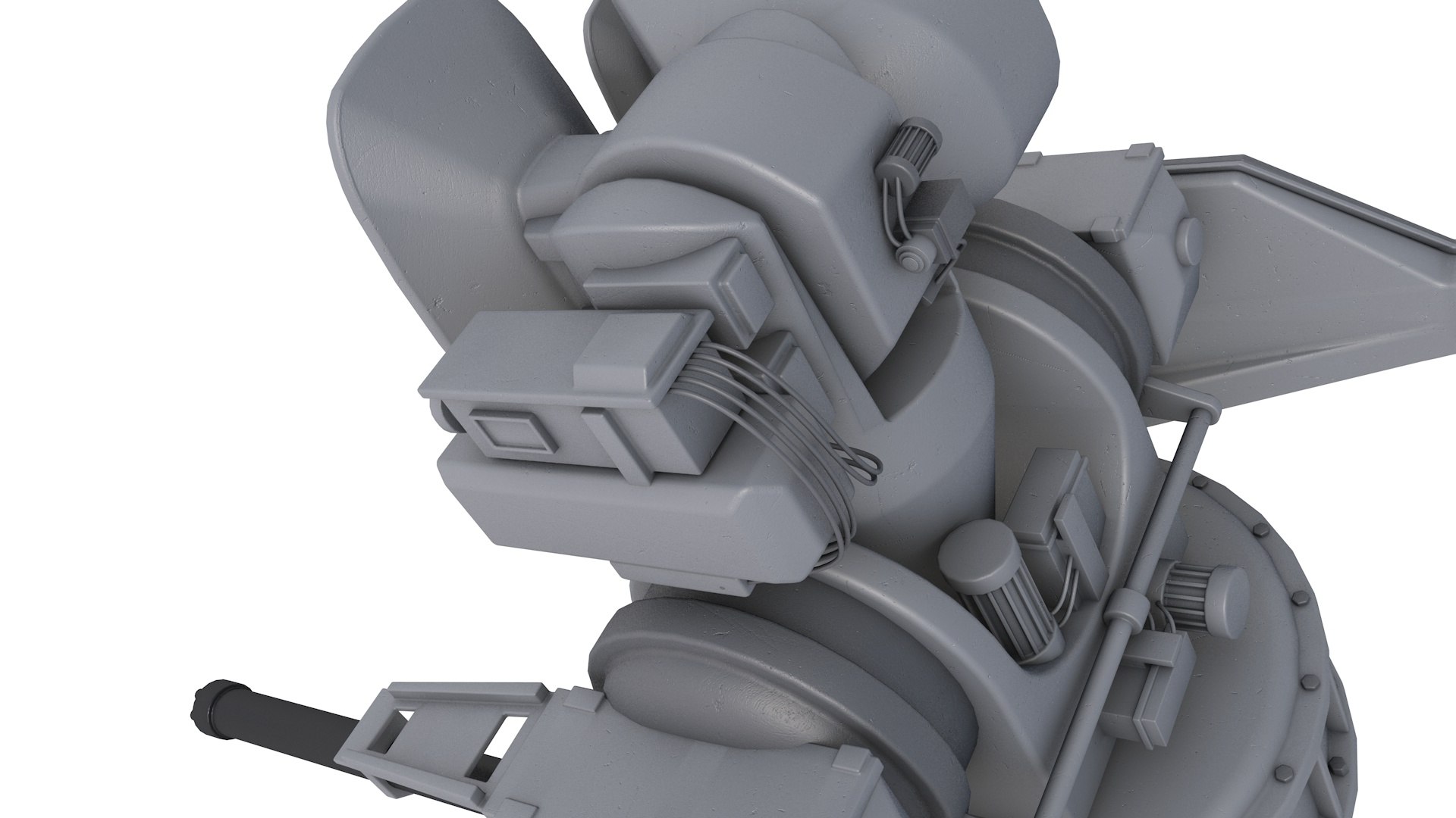 3D Air Defence Kashtan Combat Module - TurboSquid 2053353