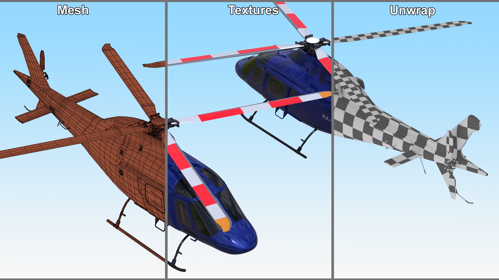3D AgustaWestland AW119 Koala Helicopter Simplified Model - TurboSquid ...