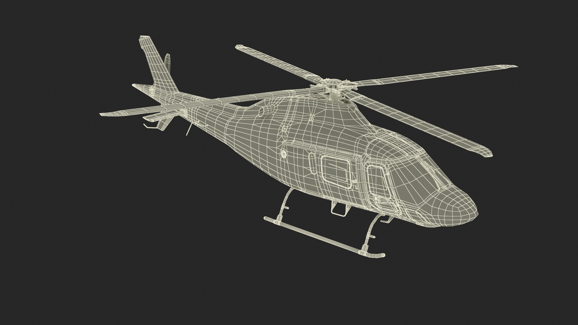3D AgustaWestland AW119 Koala Helicopter Simplified Model - TurboSquid ...