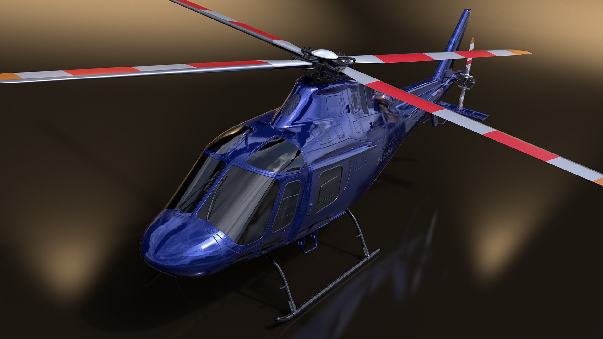 3D AgustaWestland AW119 Koala Helicopter Simplified Model - TurboSquid ...