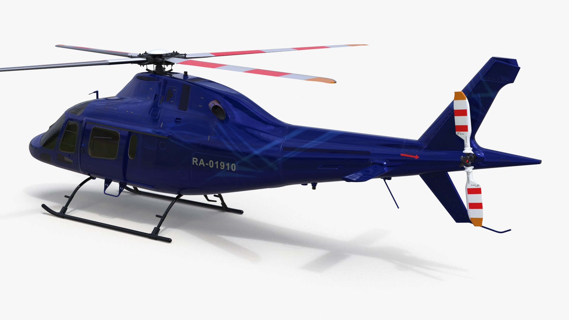 3D AgustaWestland AW119 Koala Helicopter Simplified Model - TurboSquid ...