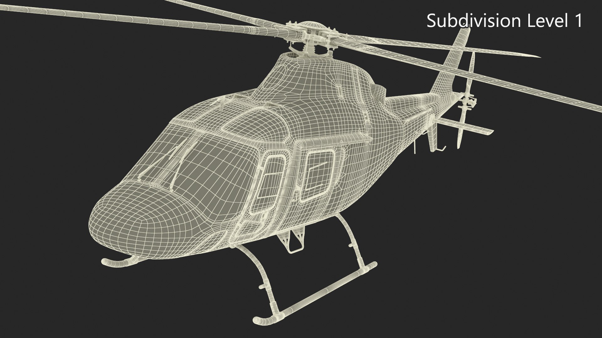 3D AgustaWestland AW119 Koala Helicopter Simplified Model - TurboSquid ...