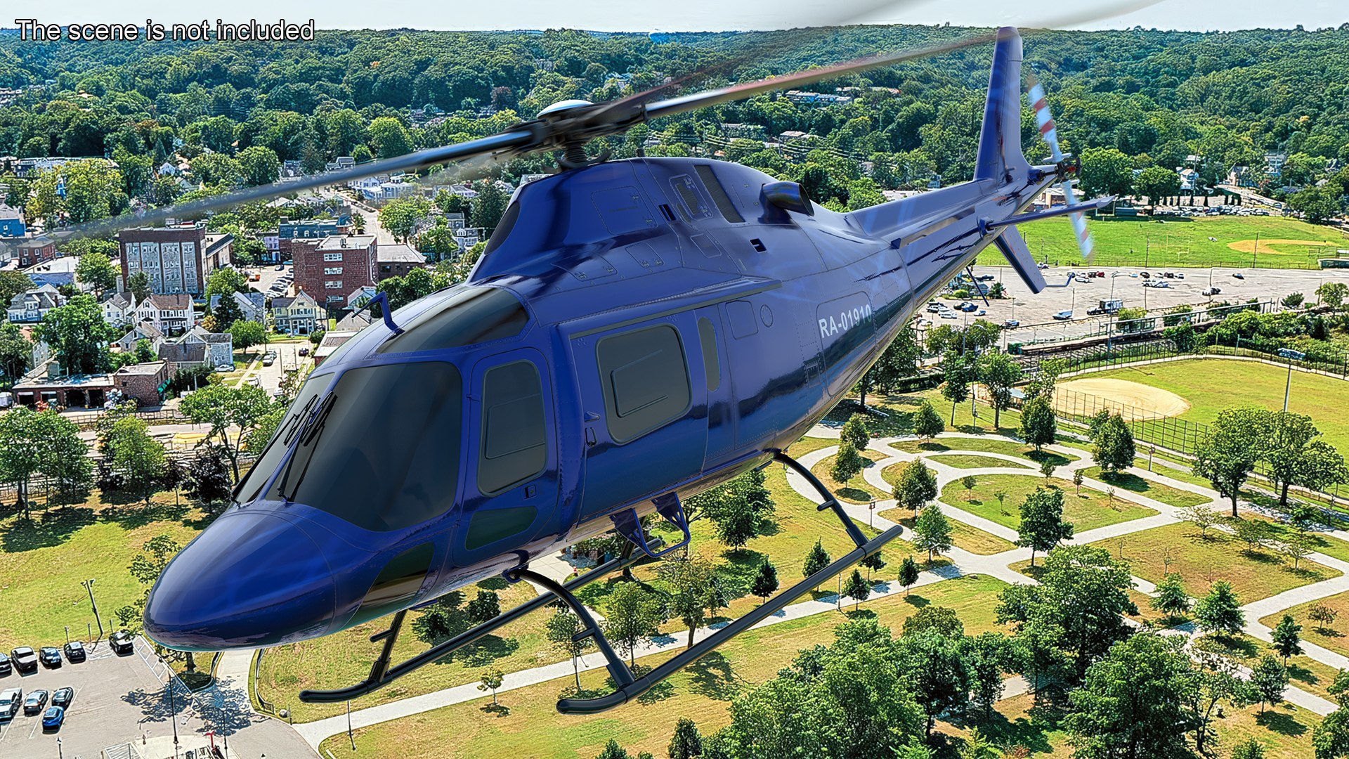 3D AgustaWestland AW119 Koala Helicopter Simplified Model - TurboSquid ...