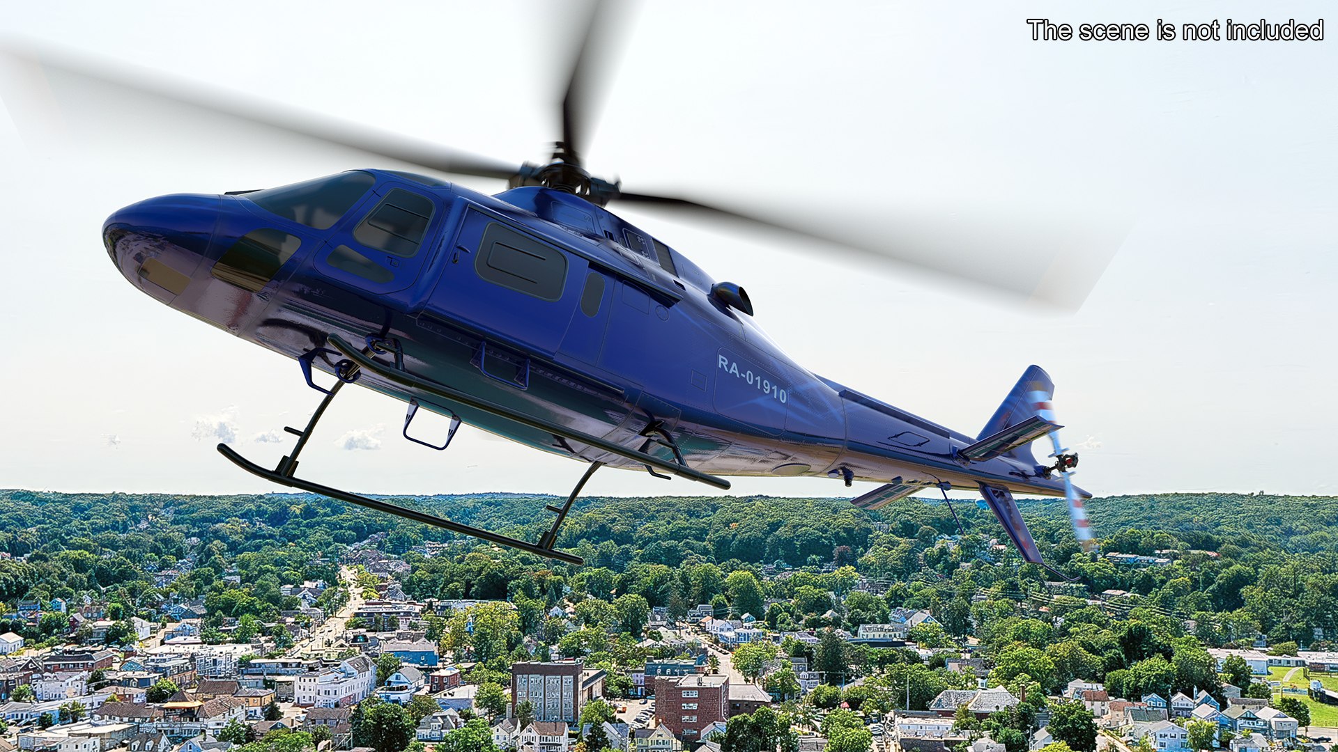 3D AgustaWestland AW119 Koala Helicopter Simplified Model - TurboSquid ...