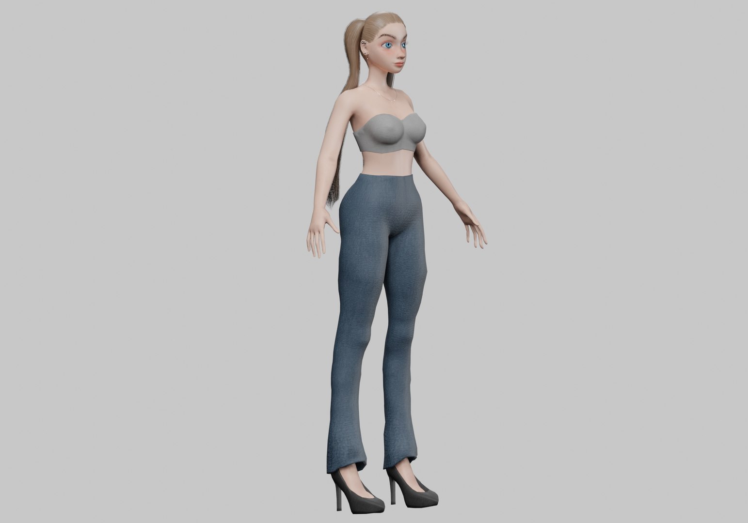 3D Model Sweet Pretty Girl V20856 - TurboSquid 2264018