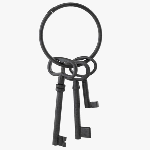 3D Keys Ring - TurboSquid 1968405