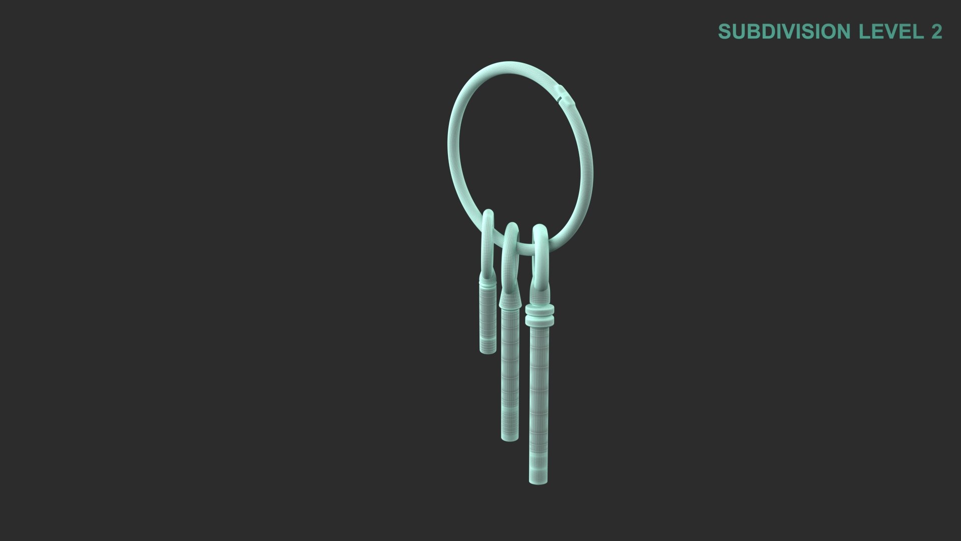 3D Keys Ring - TurboSquid 1968405