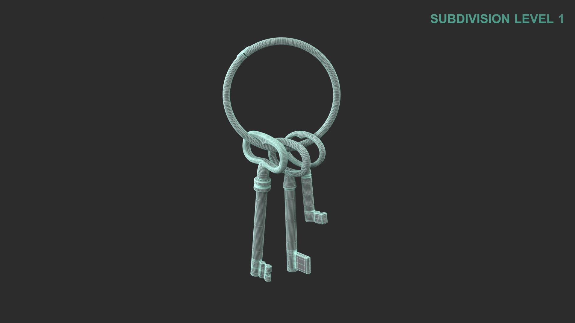 3D Keys Ring - TurboSquid 1968405