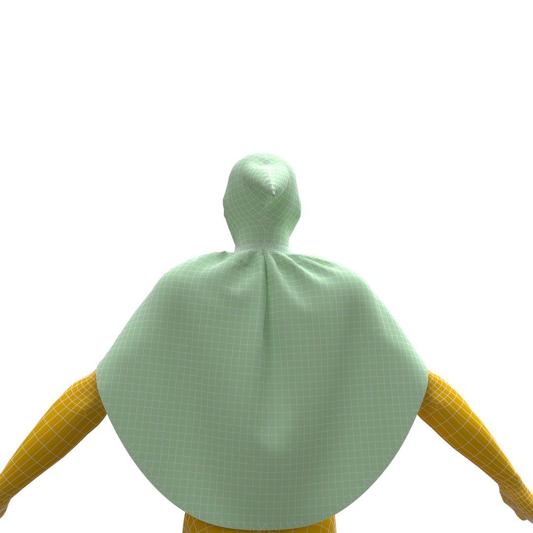 Cape 3D Model - TurboSquid 1616702