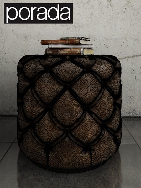 alcide pouf porada 3d max