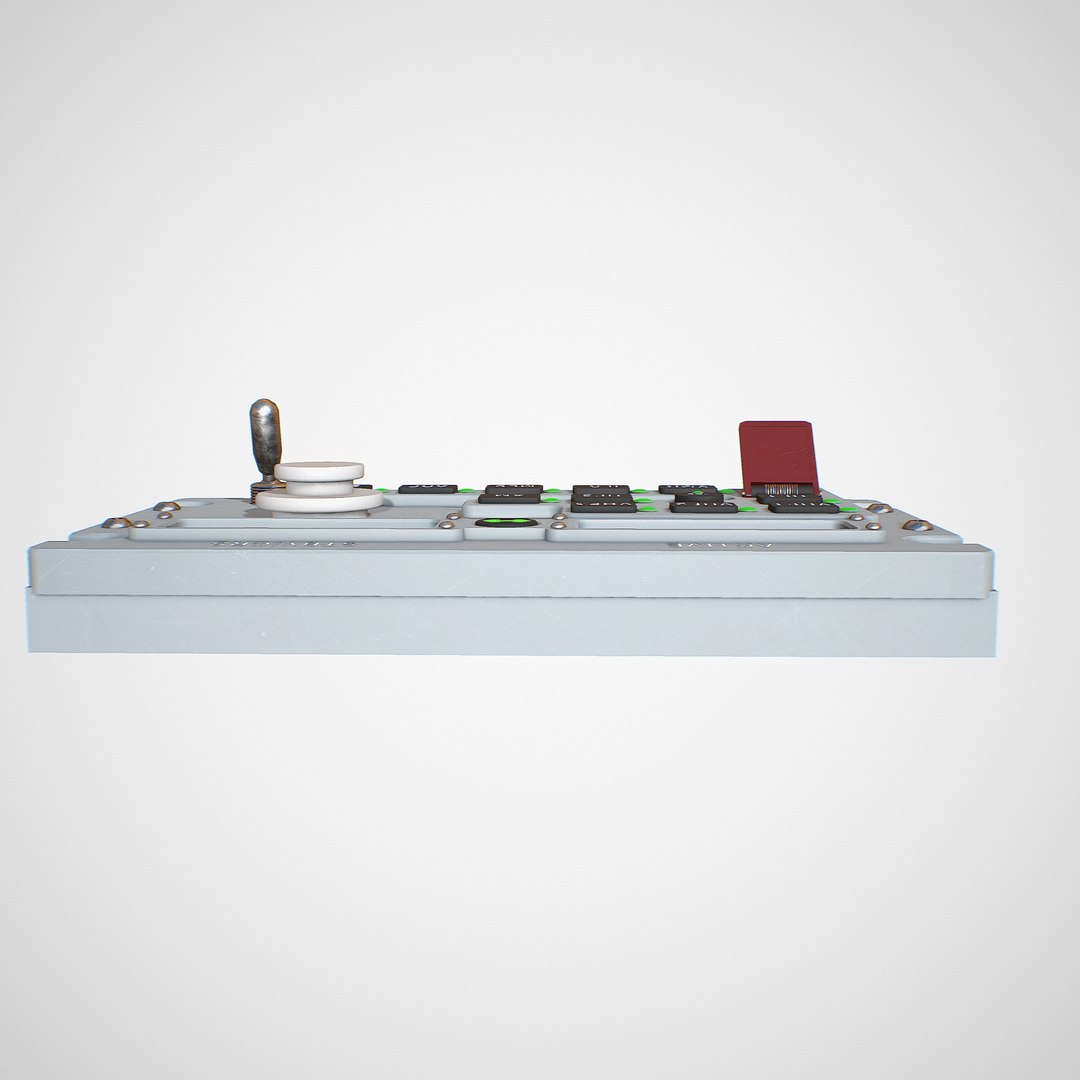 Radio Panel Aircraft Airbus 3D - TurboSquid 1384195