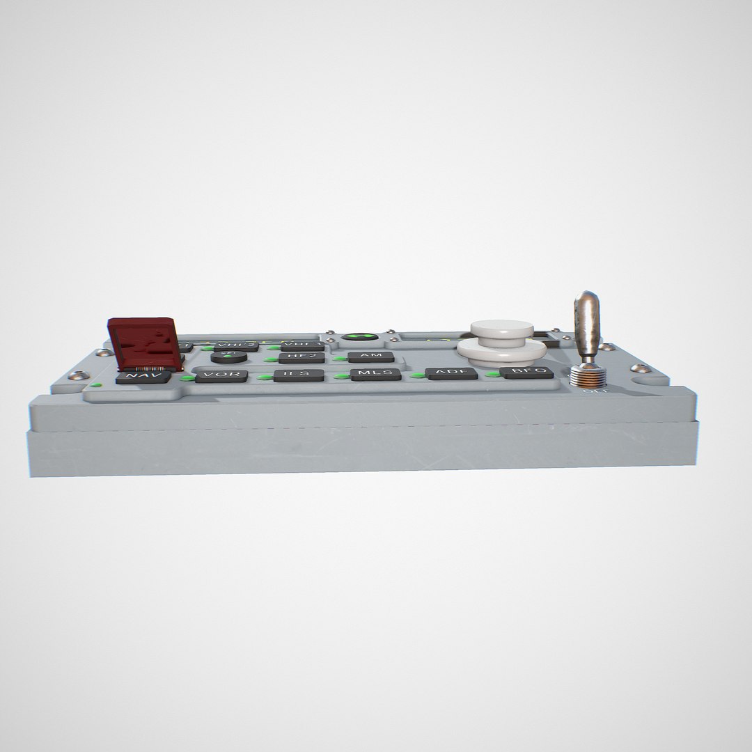 Radio Panel Aircraft Airbus 3D - TurboSquid 1384195