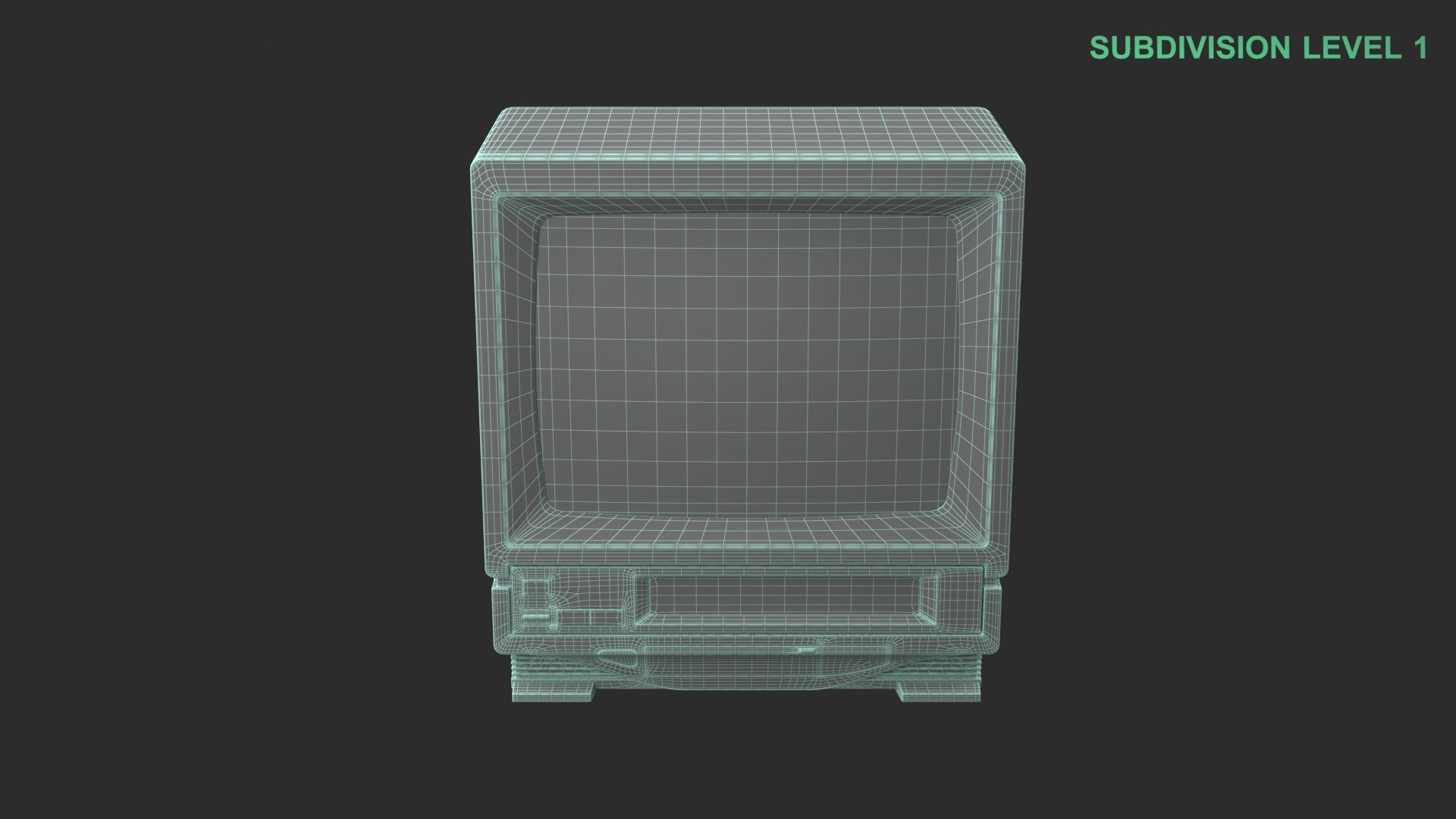 Retro CRT TV With VHS System 3D Model - TurboSquid 2387238