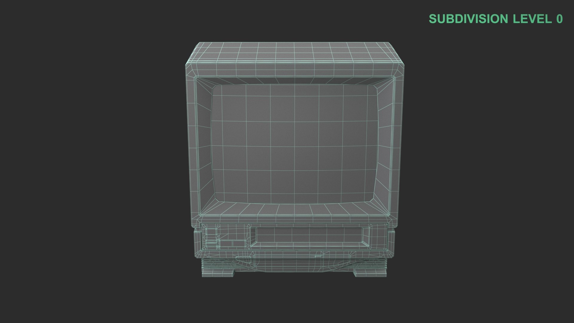 Retro CRT TV With VHS System 3D Model - TurboSquid 2387238