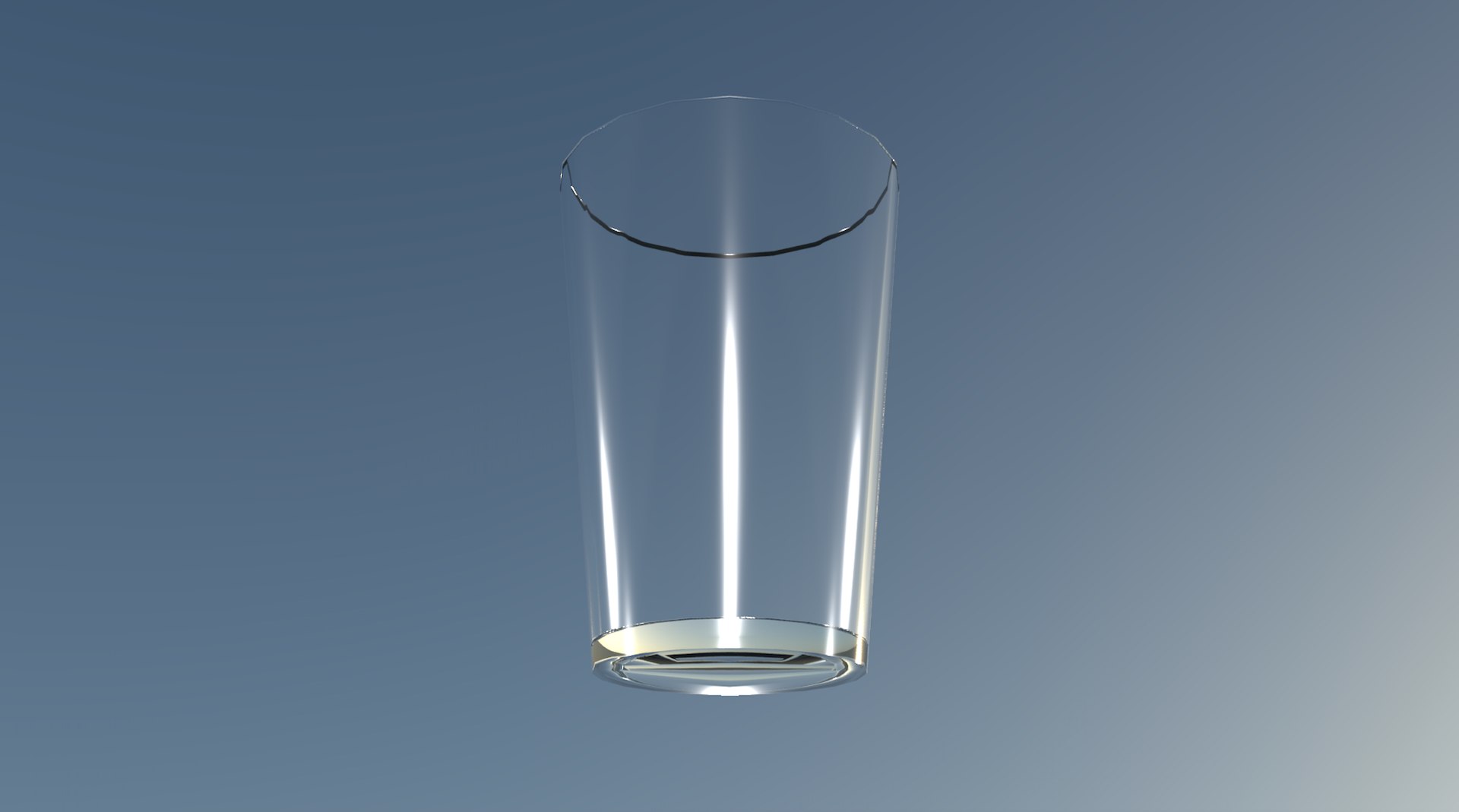 3D transparent glass cup model - TurboSquid 1505326
