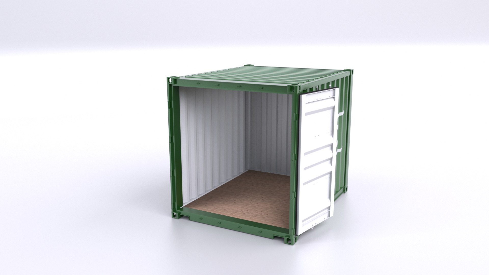 Standart 10ft Container Rigged model - TurboSquid 2163982