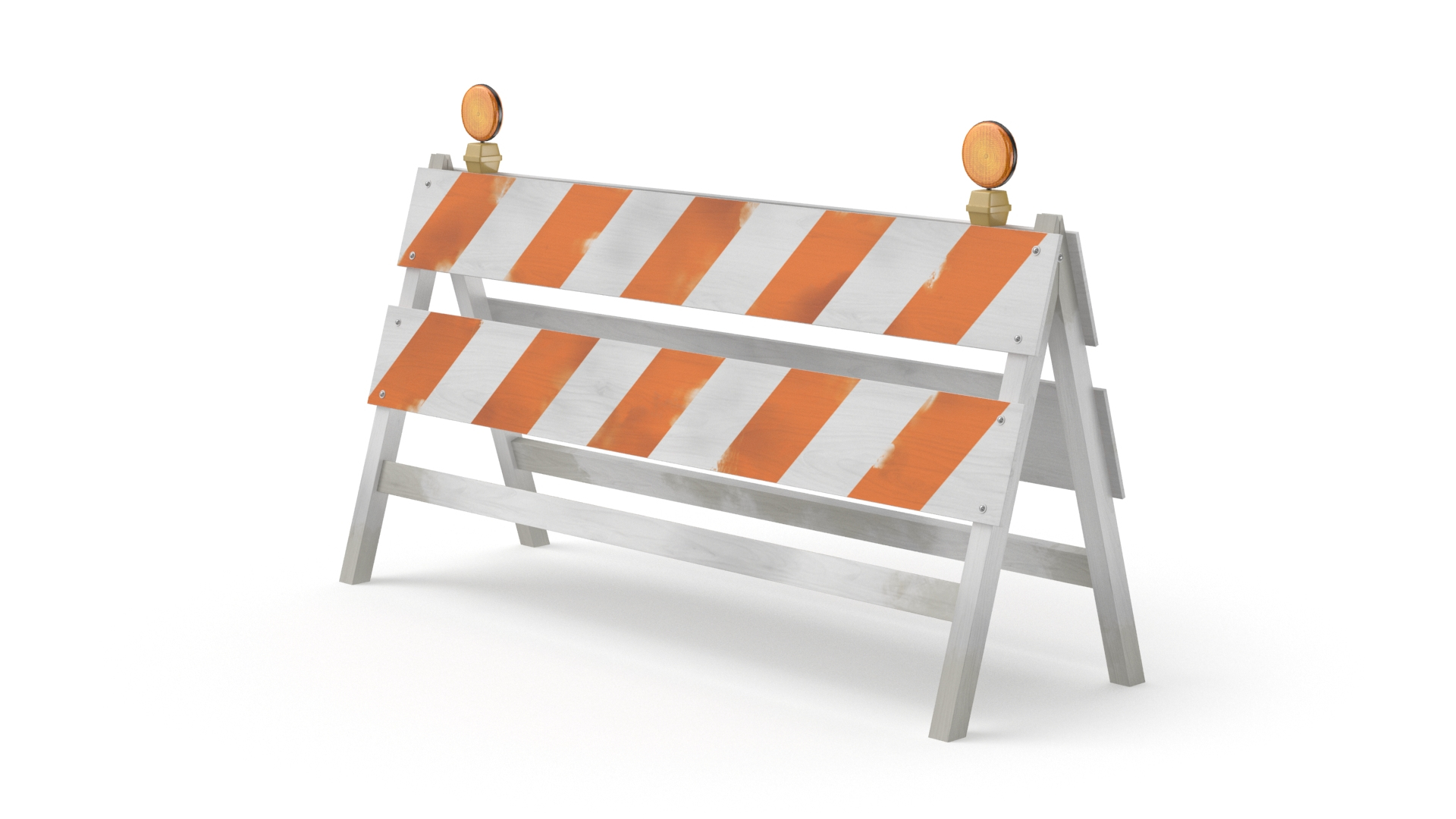 3D Road Barrier 04 model - TurboSquid 2066994