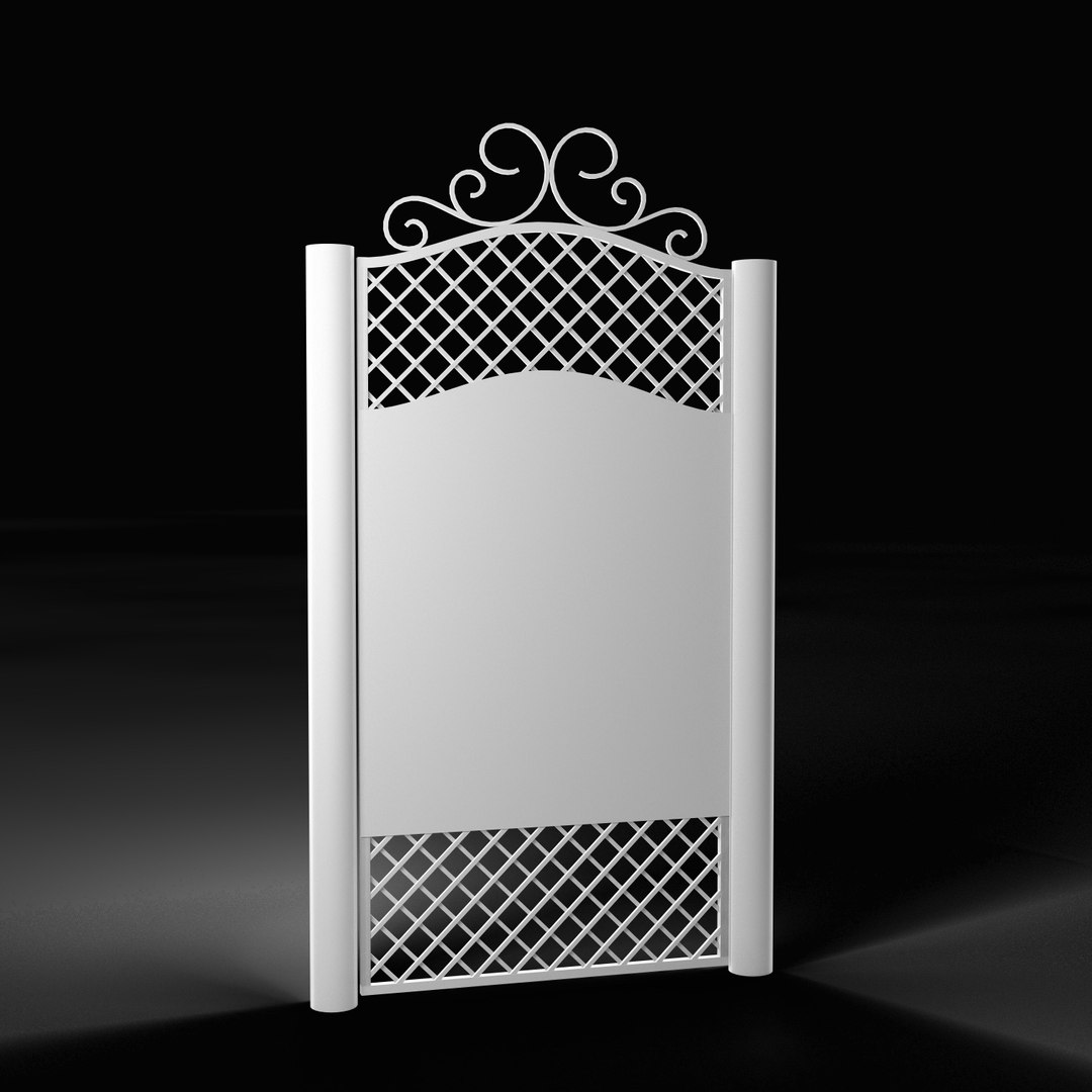 3D wicket gate model - TurboSquid 1400316