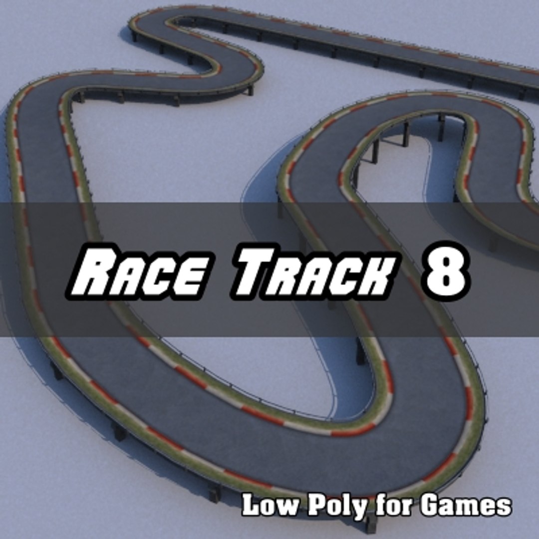 3d model race track