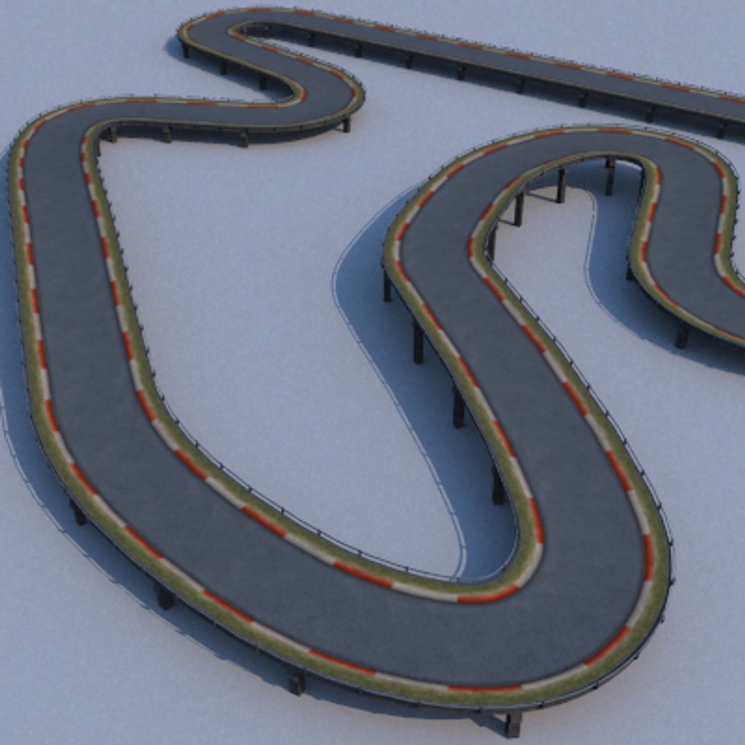 3d model race track