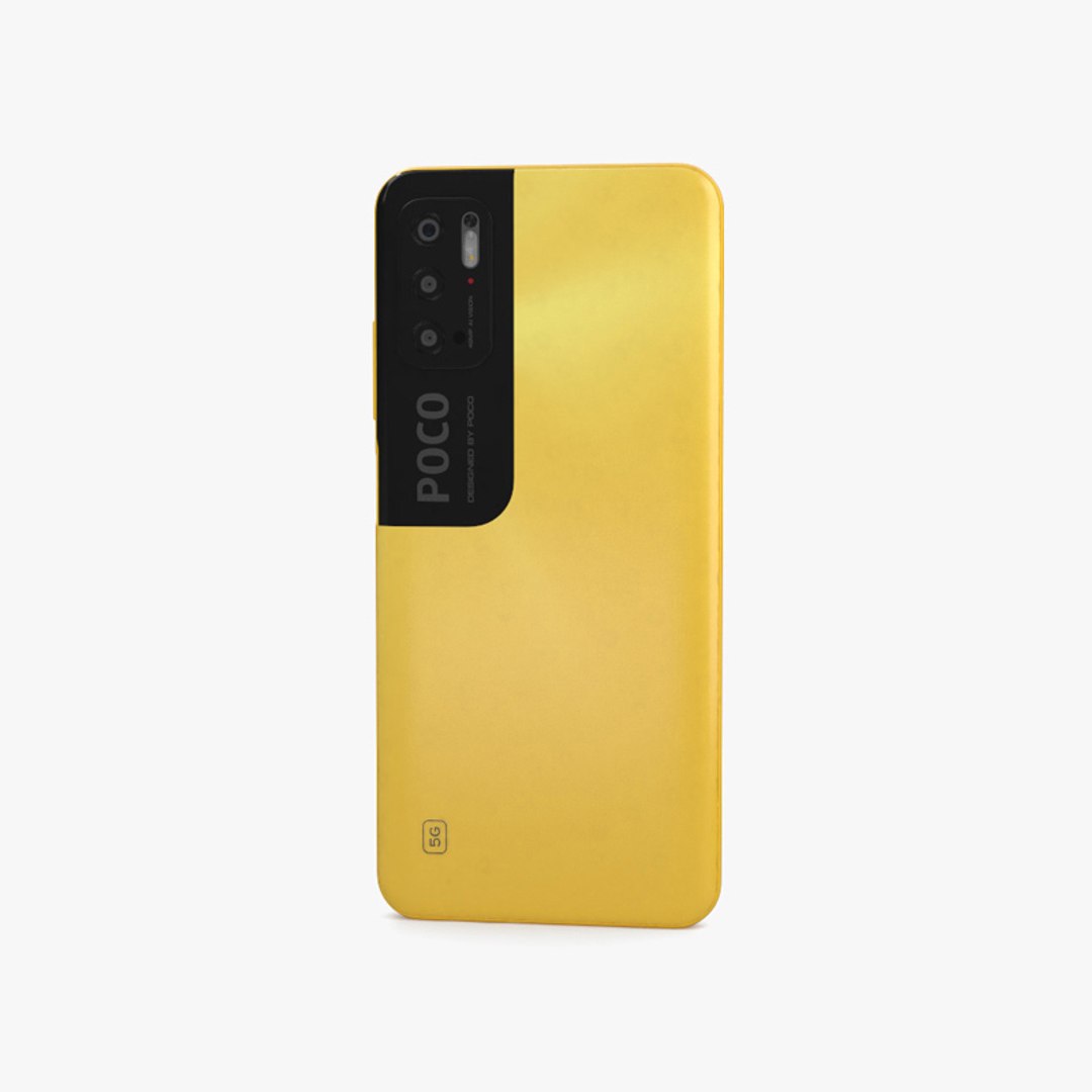 Xiaomi Poco M3 Pro Poco Yellow Model - TurboSquid 1940642