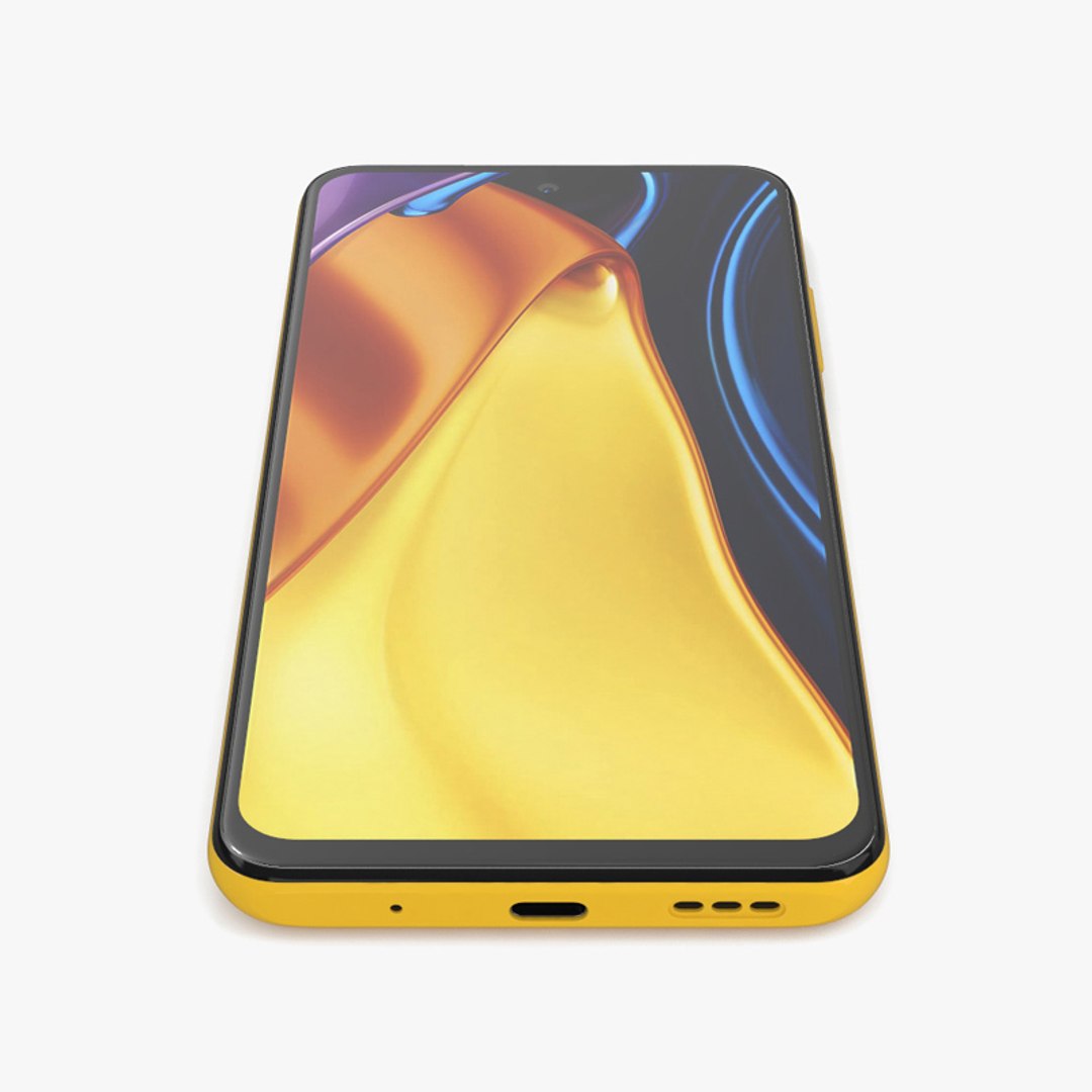 Xiaomi Poco M3 Pro Poco Yellow Model - TurboSquid 1940642