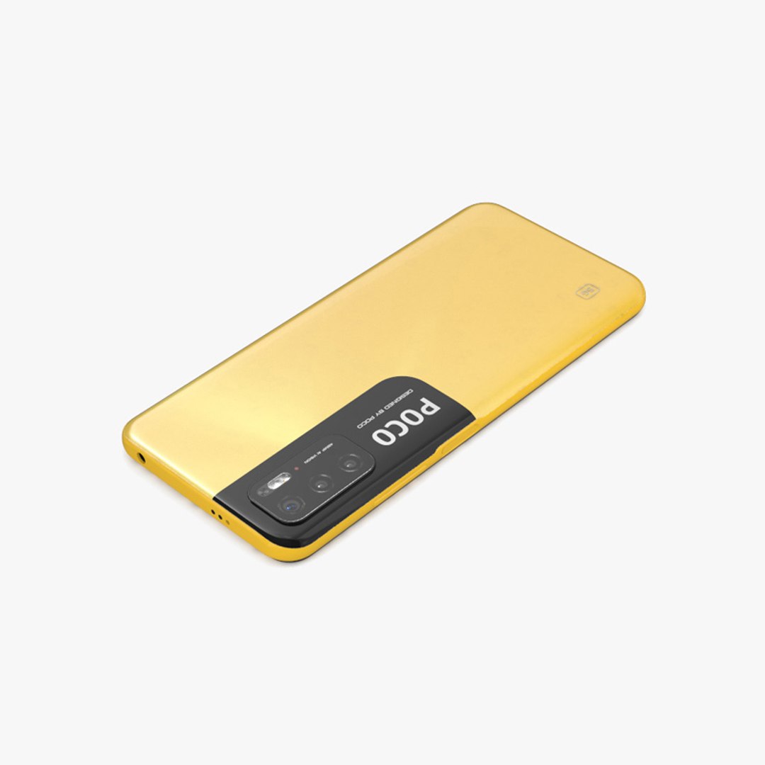 Xiaomi Poco M3 Pro Poco Yellow Model - TurboSquid 1940642