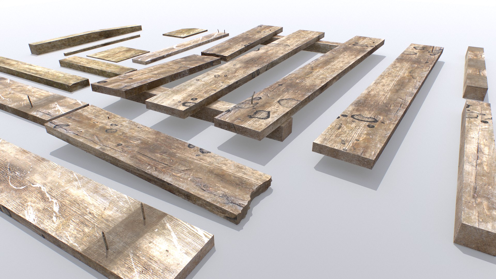 Wood Junk 3D - TurboSquid 1977564