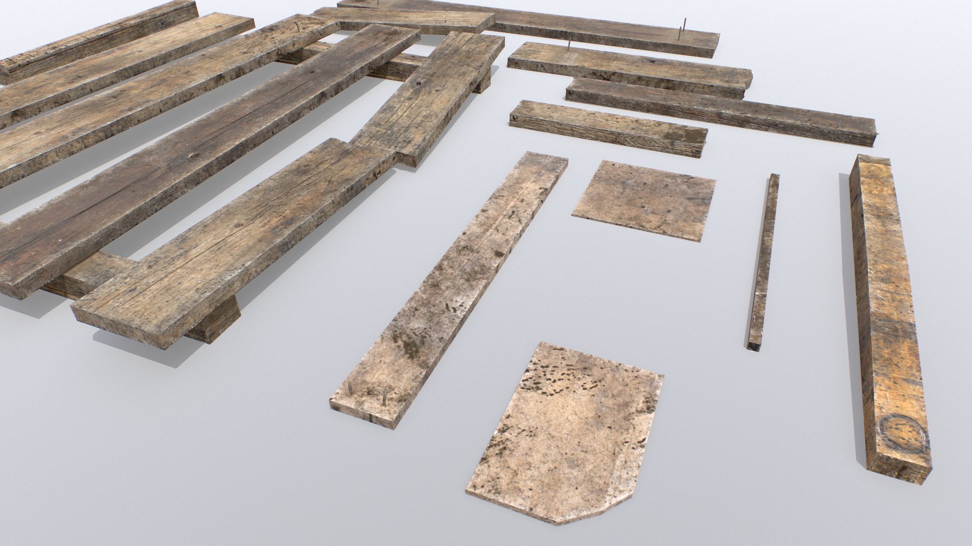 Wood Junk 3D - TurboSquid 1977564