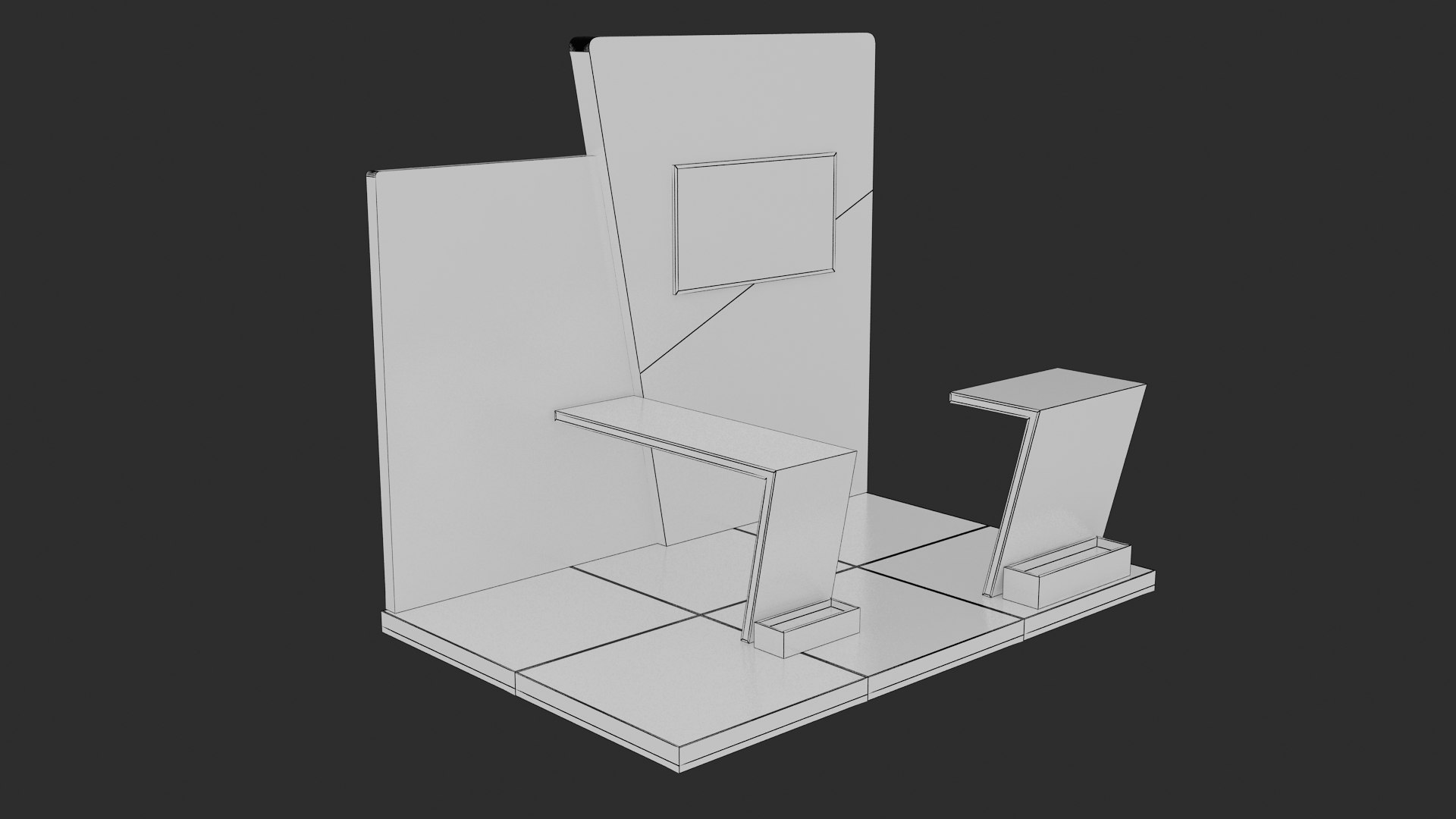 Free 3x2 Medical Booth Idea 3D - TurboSquid 2234212
